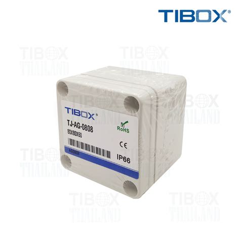 Tibox Tj Ag 0808 กล่องกันน้ำพลาสติก Tibox Plastic Enclosure Box Screw Type