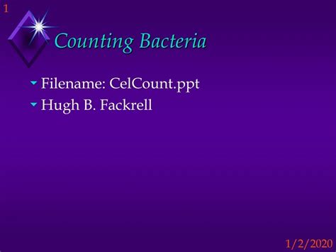 Ppt Advanced Bacterial Counting Methods For Laboratory Analysis