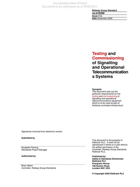 Commisioning Pdf Verification And Validation Specification