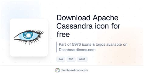 Apache Cassandra Icon And Logo Dashboard Icons And Logos