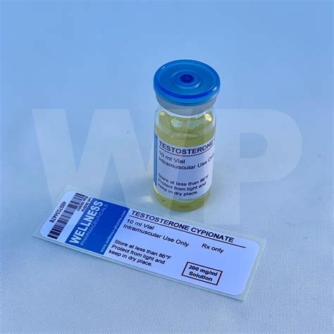 Testosterone Cypionate 200mg1ml 10ml Wellness Laboratory