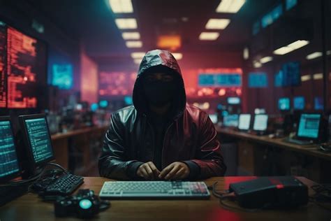 Premium Ai Image Digital Crime By An Anonymous Hacke