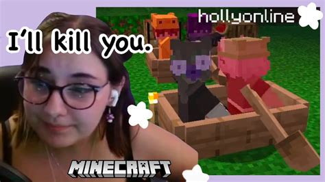 We Started Fights And Raced Boats In Minecraft Violet Smp Youtube