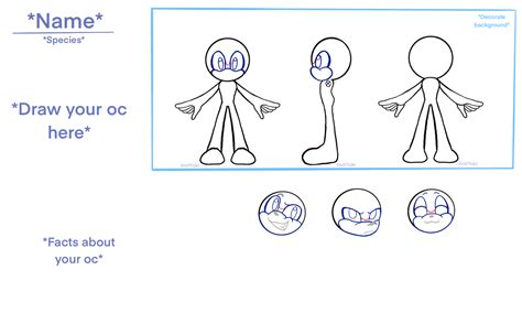 Sonic Reference Sheet Base F2u By Inotyuki On Deviantart