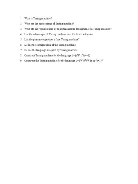 turing machine pdf