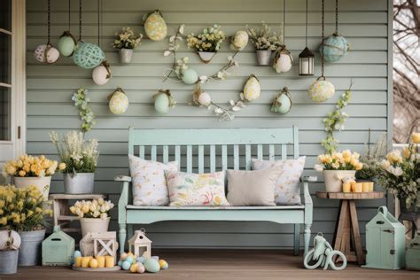 Easter Backdrop Ideas Yellow Tulips Rustic Porch Backdrop Brp12 414