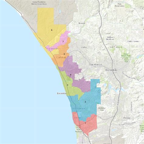 Oceanside Area Map