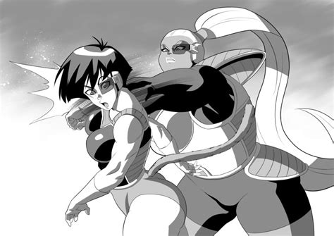 Rule 34 2girls Alien Ass Big Ass Big Breasts Black And White Bonyu