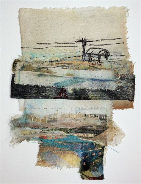 Picture Mixed Media Textile Art Textiles Artwork Landscape Art Quilts