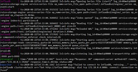 InfluxDB Refusing Connections Issue Influxdata Influxdb GitHub