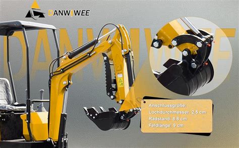 Minibagger Anbaugeräte Hydraulischer Daumenclip Dreiloch Baggerklemme