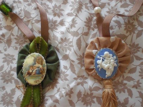 Mil Cosas Monas Collares Con Camafeo En Azulcamel Y Verdecamel