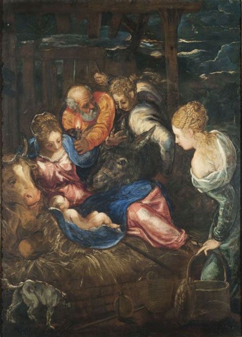 Nativity Natividad Ca 1585 1594 Jacopo Robusti Tintoretto