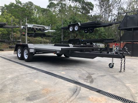 14x66 Semi Flat Car Carrier Trailer For Sale Brisbane 1990 Kg Gvm