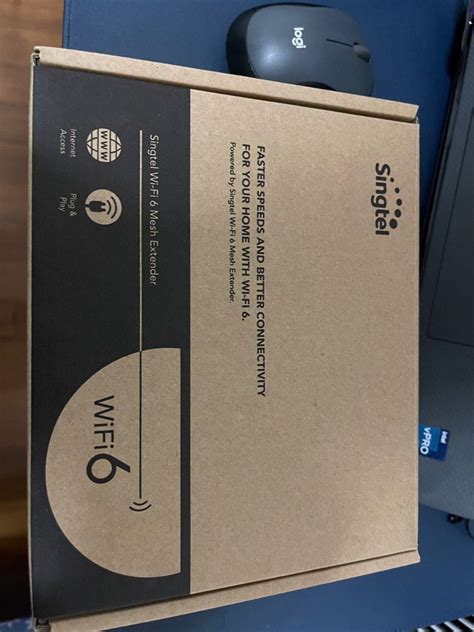 Wi Fi 6 Singtel Mesh Extender Computers And Tech Parts And Accessories Networking On Carousell