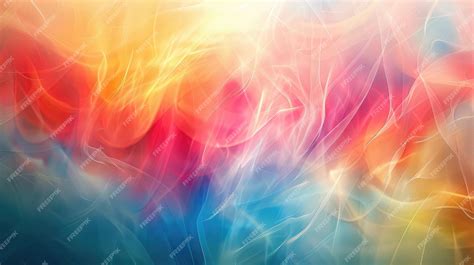 Abstract Color Full Wave Backgroundflowing Smooth Wave Abstract Wave Background Premium Ai