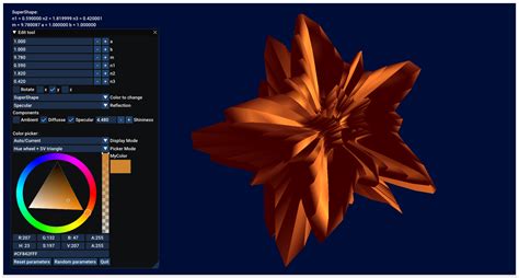 Flow Render Engine Supershapes Tool
