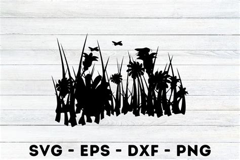 Grass Silhouette Svg Graphic By Magaart · Creative Fabrica