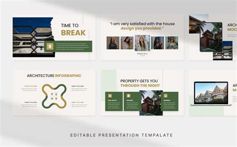 architecture agency presentation template templatemonster