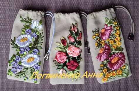 Чохли для смартфонів | Silk ribbon embroidery patterns, Silk ribbon ...