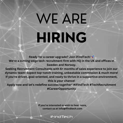 Ifindtech Ltd On Linkedin Techrecruitment Joinourteam Nordics