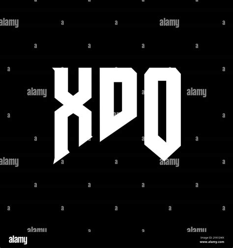 Xdo Letter Logo Design For Technology Company Xdo Logo Design Black And White Color Combination