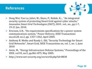 Smart Grid Cyber Security PPT