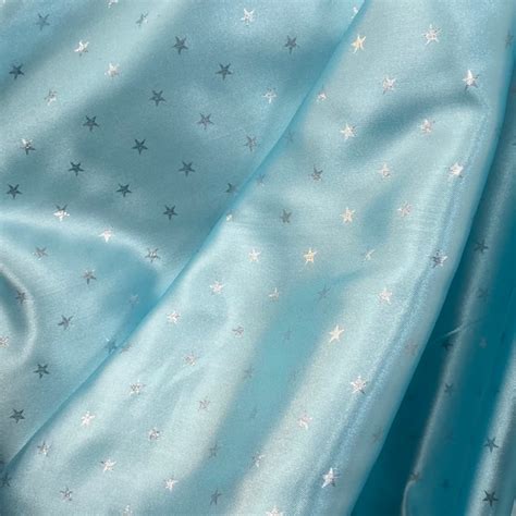 Silk Star Fabric Etsy