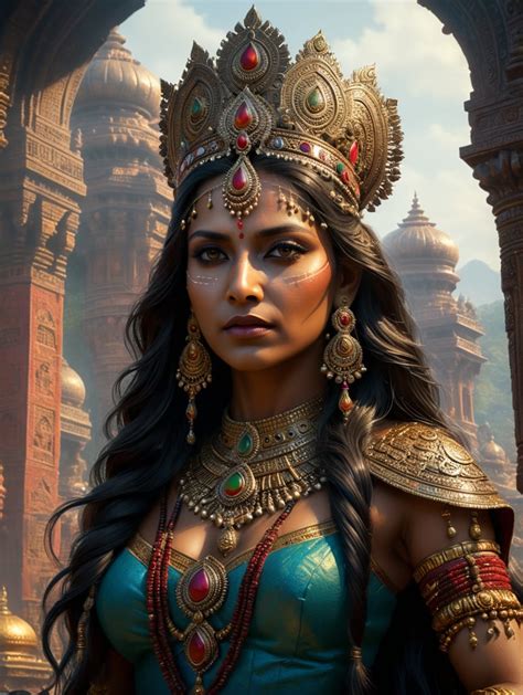 Premium Free Ai Images Indian Queen