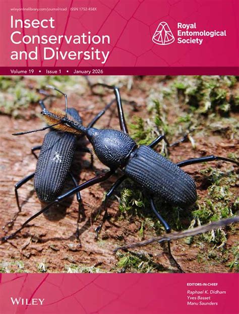 Insect Conservation And Diversity Wiley