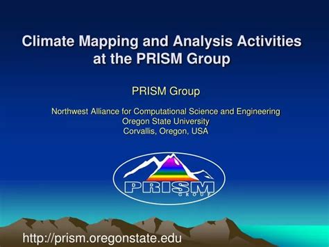 Ppt Climate Mapping And Analysis Activities At The Prism Group