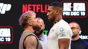 How Much Taller Is Anthony Joshua Than Jake Paul See In Their Faceoff