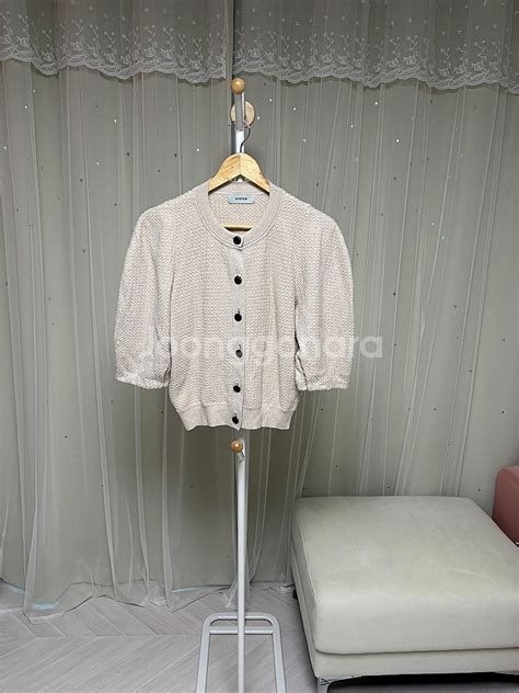 시스템 볼륨소매 가디건 여성의류 중고나라