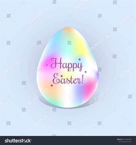 Easter Illustration Isolated Easter Colorful Edd Stock Vector Royalty