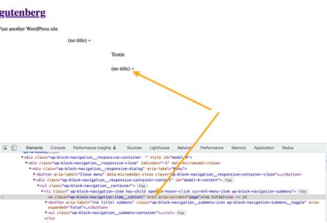 Unlinking Submenu Block Causes Empty `href` Attribute On Front Of Site