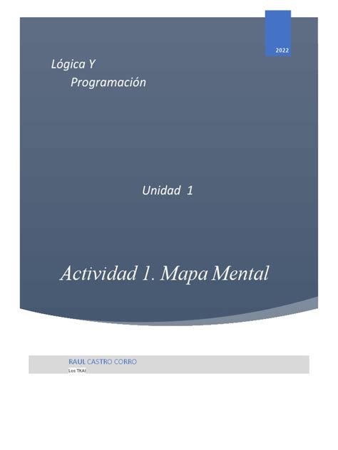 Actividad 1mapa Mental Pdf