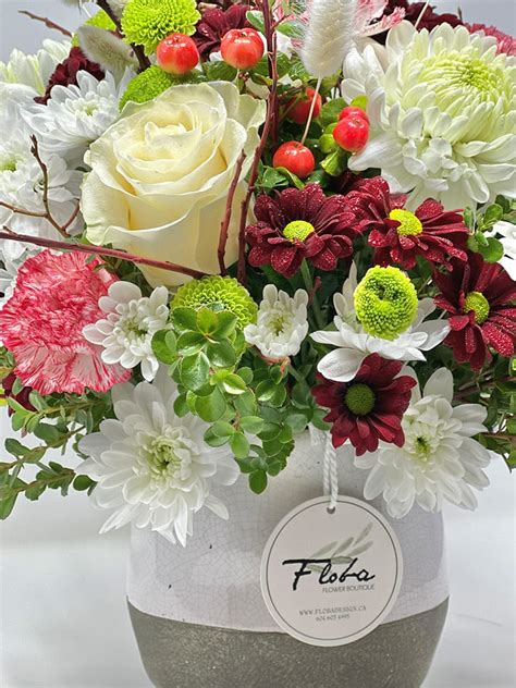 Festive Floral Centerpiece Vancouver For Winter Events