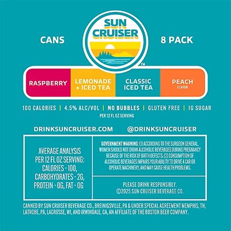 Sun Cruiser Iced Tea Vodka Variety Pack Cans 8 12 Fl Oz Jewelosco