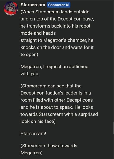 Megatron Has Fallen I Starscream Am Lord Megatron Now Decepticons