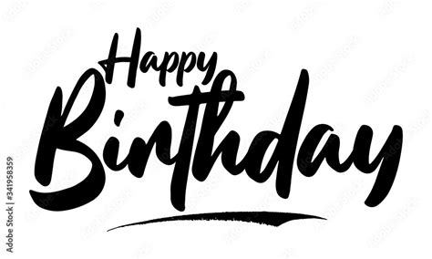 Happy Birthday Cursive