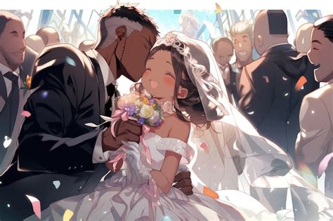 Un Couple Heureux Qui Se Marie Photo Gratuite