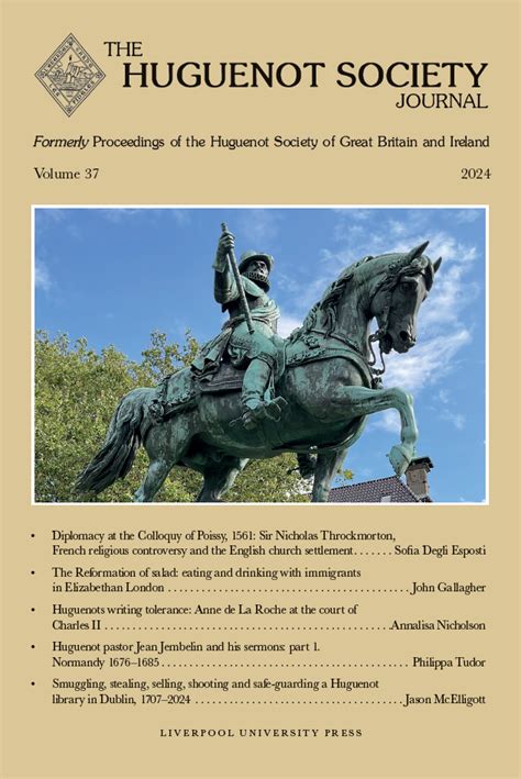Huguenot Society Journal Home