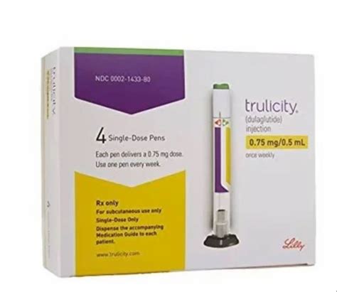 Trulicity 0 75mg 0 5ml Pen Injection At ₹ 6170 Box Semaglutide Products In Nagpur Id