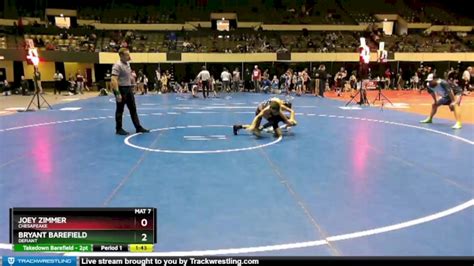 90 Lbs 3rd Place Match Bryant Barefield Defiant Vs Joey Zimmer