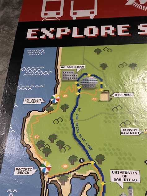 How Ucsd Is Depicted In The Sdsu Transit Map Rucsd