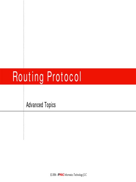 Buoi 29 Advanced Routing Protocol Pdf Routing Network Protocols