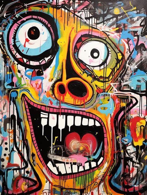 Retro Neo Expressionism Contemporary Art Stock Illustration Illustration Of Motion Swirl