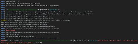 Found Banned Dependency While Wrapping Api Into A Jenkins Plugin Issue Gitlab J