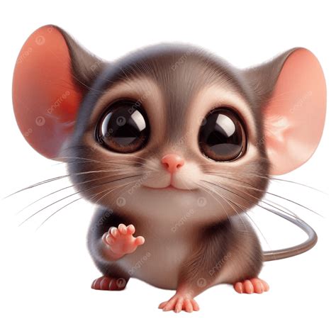 Dibujo De Raton Sentado Imagen De Ratón En El Agujero Del