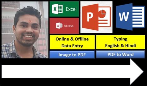 do english and hindi data entry ms office work typing work by